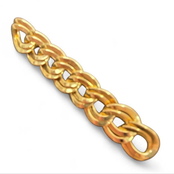 Monet | Jewelry | Vintage Monet Chain Bar Pin Brooch Gold Tone 6s 70s ...